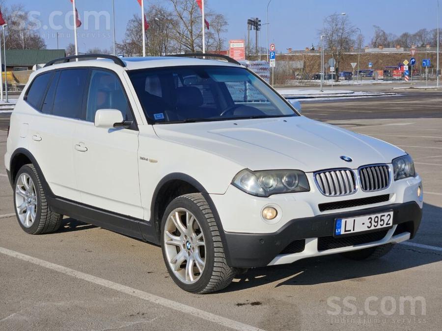 White BMW X3 2007 in Daugavpils, with an engine capacity of 3.00 L and mileage of 350 thousand km for 5100 €, photo 1 on AUTOMOTO.COM.LV