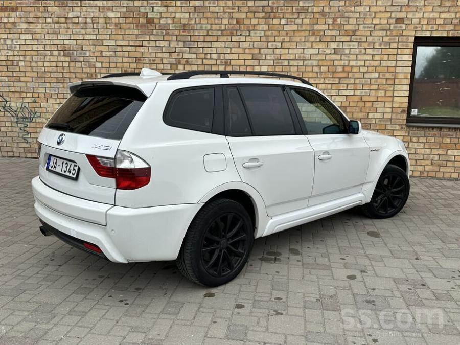 Balts BMW X3 2007 Jelgava, ar dzinēja tilpumu 3.00 L un nobraukumu 265 tūkst. km par 5000 €, foto 5 vietnē AUTOMOTO.COM.LV