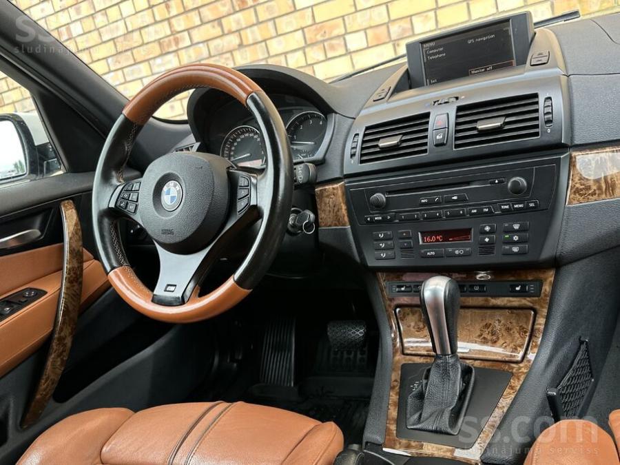 Balts BMW X3 2007 Jelgava, ar dzinēja tilpumu 3.00 L un nobraukumu 265 tūkst. km par 5000 €, foto 6 vietnē AUTOMOTO.COM.LV