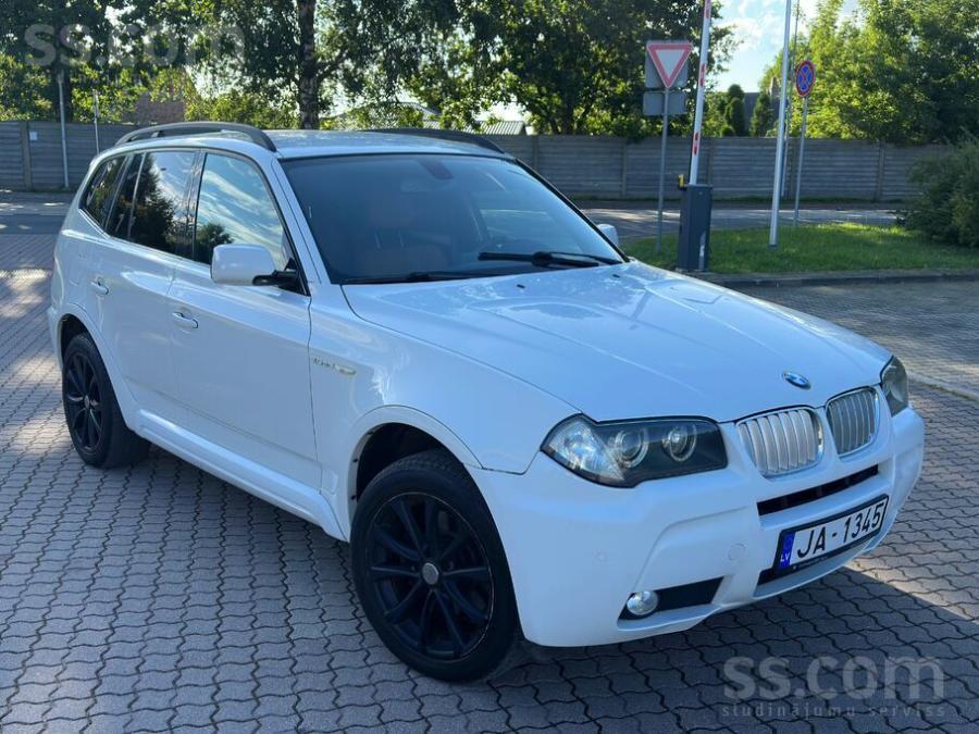 Белый БМВ Х3 2007 в Елгава, объемом двигателя 3.00 л и пробегом 265 тыс. км за 4500 €, фото 1 на AUTOMOTO.COM.LV