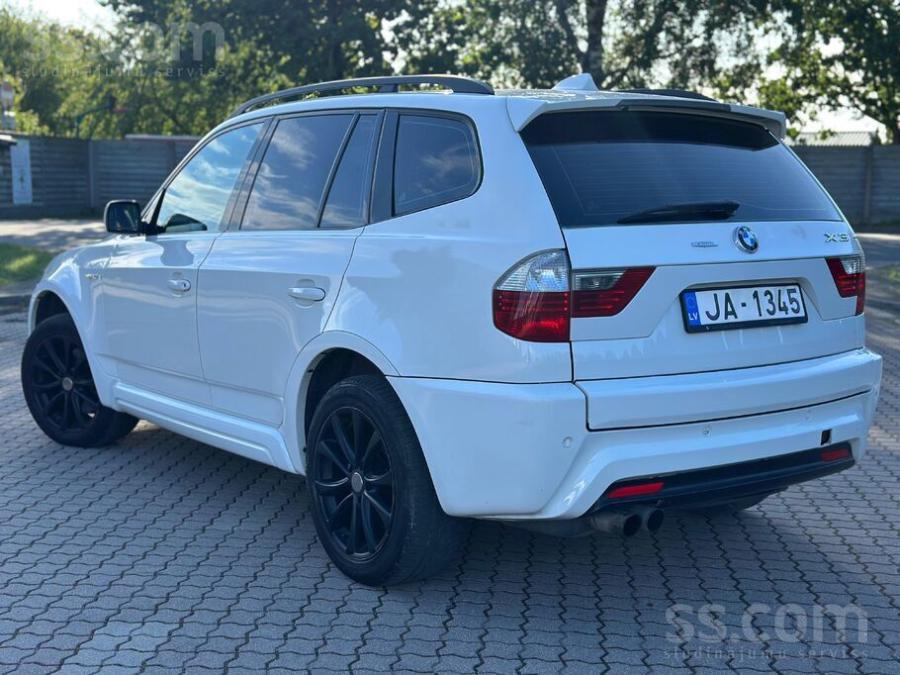 Белый БМВ Х3 2007 в Елгава, объемом двигателя 3.00 л и пробегом 265 тыс. км за 4500 €, фото 4 на AUTOMOTO.COM.LV