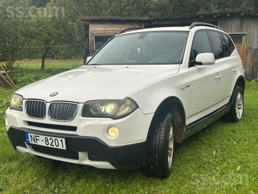 Белый БМВ Х3 2007 в Айзкраукле, объемом двигателя 3.00 л и пробегом 293 тыс. км за 3000 €, фото 3 на AUTOMOTO.COM.LV