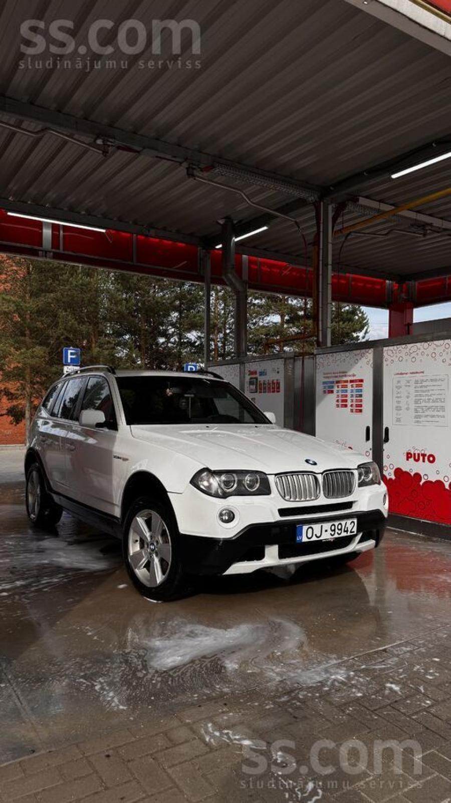 Balts BMW X3 2007 Saldus, ar dzinēja tilpumu 3.00 L un nobraukumu 308 tūkst. km par 6500 €, foto 1 vietnē AUTOMOTO.COM.LV