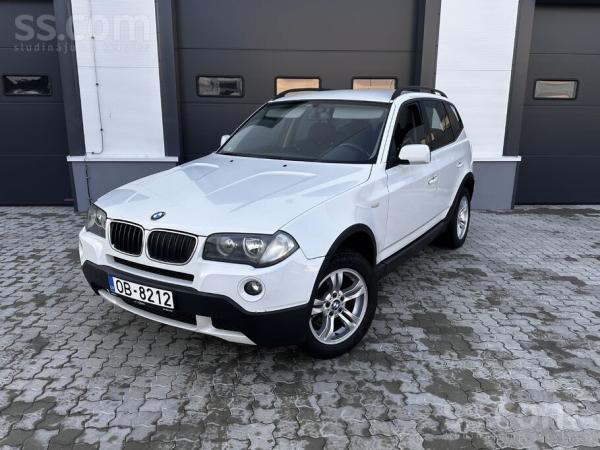 White BMW X3 2008 in Riga, with an engine capacity of 2.00 L and mileage of 261 thousand km for 4999 €, photo 1 on AUTOMOTO.COM.LV