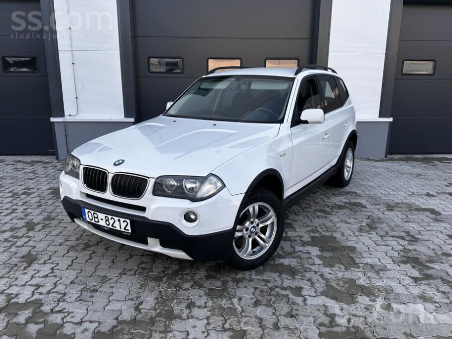 White BMW X3 2008 in Riga, with an engine capacity of 2.00 L and mileage of 261 thousand km for 4999 €, photo 1 on AUTOMOTO.COM.LV