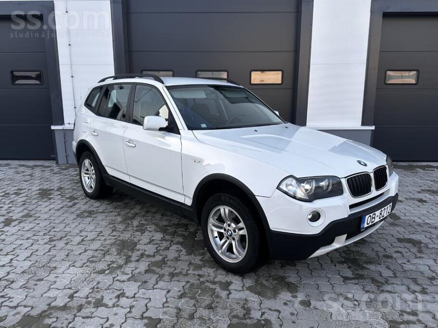 White BMW X3 2008 in Riga, with an engine capacity of 2.00 L and mileage of 261 thousand km for 4999 €, photo 6 on AUTOMOTO.COM.LV