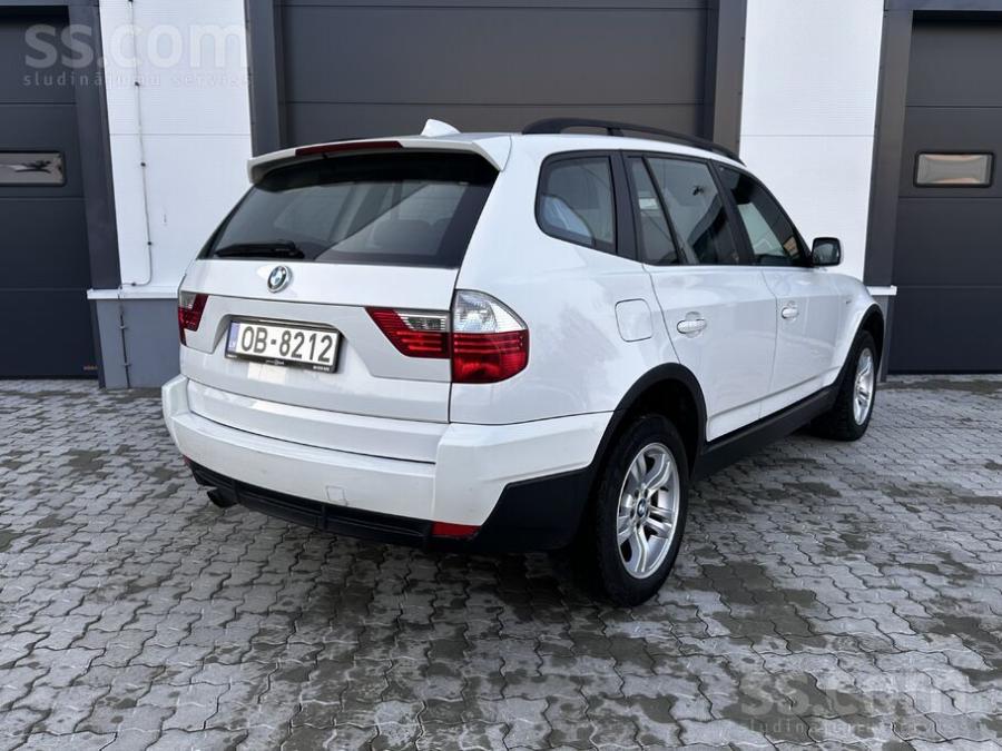 White BMW X3 2008 in Riga, with an engine capacity of 2.00 L and mileage of 261 thousand km for 4999 €, photo 8 on AUTOMOTO.COM.LV