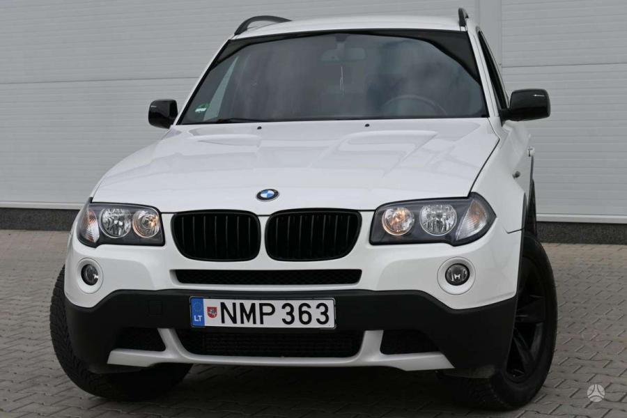 White BMW X3 2008 in Kretinga, with an engine capacity of 2.00 L and mileage of 201 thousand km for 4999 €, photo 2 on AUTOMOTO.COM.LV