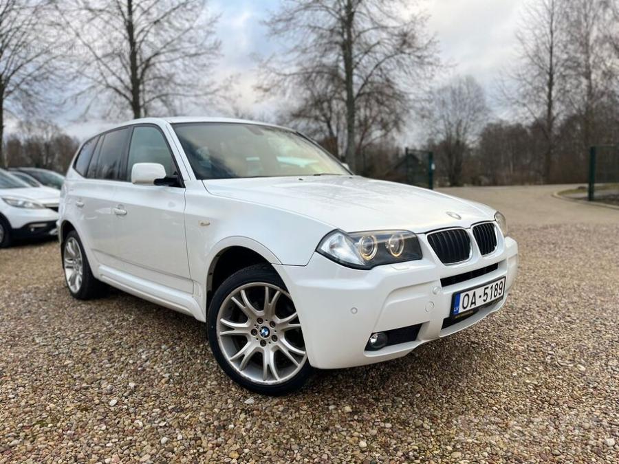 Balts BMW X3 2008 Kuldīga, ar dzinēja tilpumu 2.00 L un nobraukumu 382 tūkst. km par 5390 €, foto 1 vietnē AUTOMOTO.COM.LV