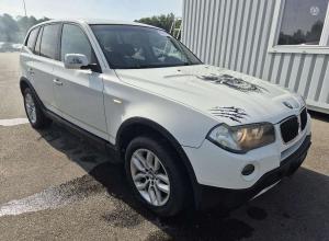 Balts BMW X3 2008 Klaipėda, ar dzinēja tilpumu 2.00 L un nobraukumu 220 tūkst. km par 3200 €, foto  vietnē AUTOMOTO.COM.LV