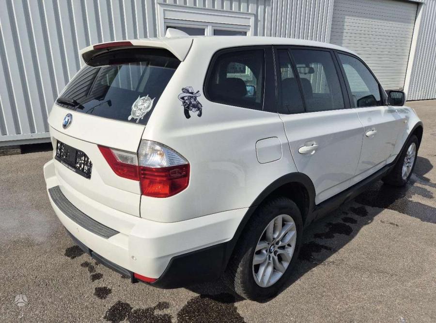 Balts BMW X3 2008 Klaipėda, ar dzinēja tilpumu 2.00 L un nobraukumu 220 tūkst. km par 3200 €, foto 5 vietnē AUTOMOTO.COM.LV