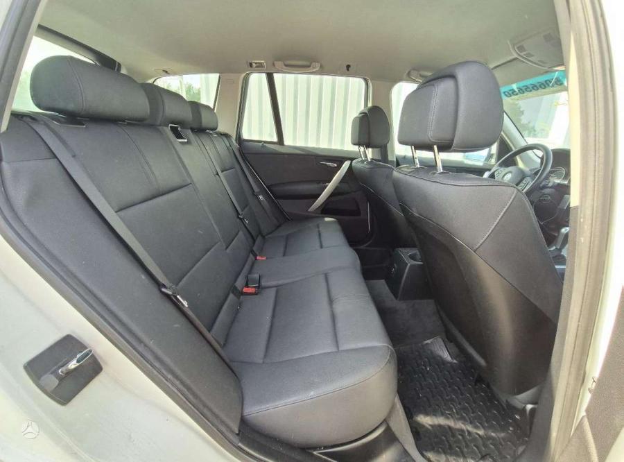 Balts BMW X3 2008 Klaipėda, ar dzinēja tilpumu 2.00 L un nobraukumu 220 tūkst. km par 3200 €, foto 7 vietnē AUTOMOTO.COM.LV