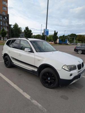 White BMW X3 2008 in Vilnius, with an engine capacity of 2.00 L and mileage of 222 thousand km for 4700 €, photo 4 on AUTOMOTO.COM.LV