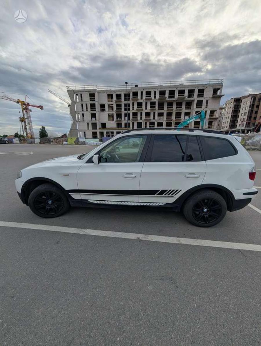 White BMW X3 2008 in Vilnius, with an engine capacity of 2.00 L and mileage of 222 thousand km for 4700 €, photo 7 on AUTOMOTO.COM.LV