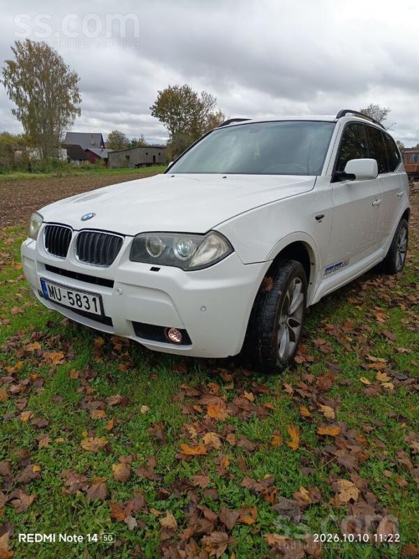 Balts BMW X3 2008 Aizkraukle, ar dzinēja tilpumu 2.00 L un nobraukumu 0 tūkst. km par 4500 €, foto 1 vietnē AUTOMOTO.COM.LV