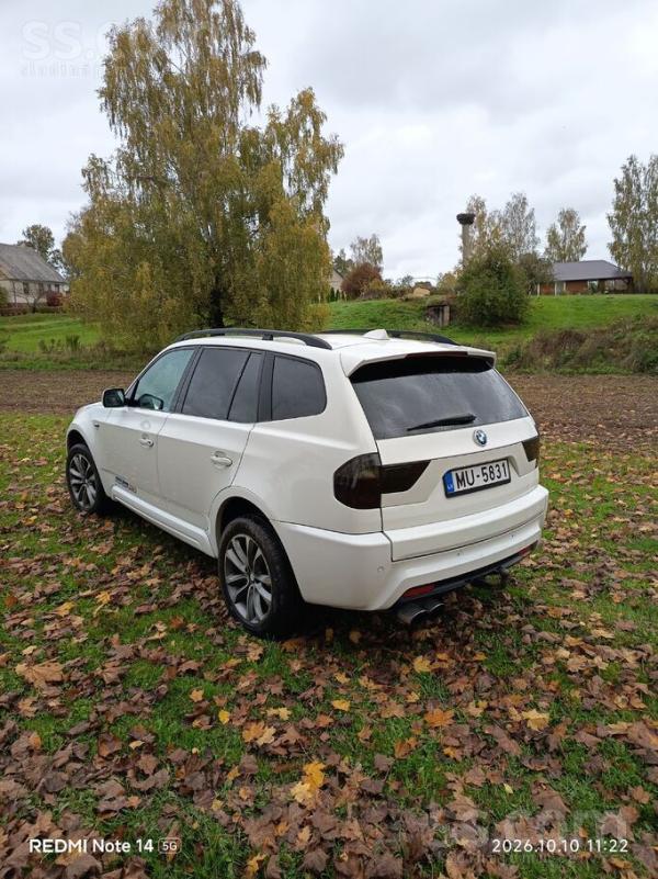 Balts BMW X3 2008 Aizkraukle, ar dzinēja tilpumu 2.00 L un nobraukumu 0 tūkst. km par 4500 €, foto 4 vietnē AUTOMOTO.COM.LV