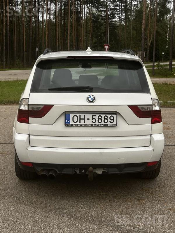 White BMW X3 2009 in Riga, with an engine capacity of 3.00 L and mileage of 322 thousand km for 4900 €, photo 7 on AUTOMOTO.COM.LV