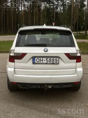 White BMW X3 2009 in Riga, with an engine capacity of 3.00 L and mileage of 322 thousand km for 4900 €, photo 8 on AUTOMOTO.COM.LV