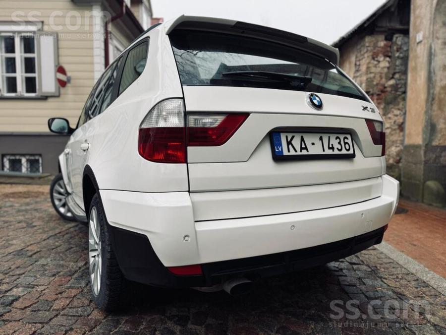 White BMW X3 2010 in Cesis, with an engine capacity of 2.00 L and mileage of 438 thousand km for 4700 €, photo 3 on AUTOMOTO.COM.LV