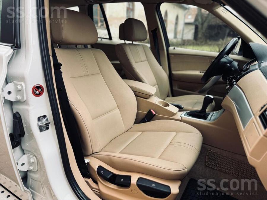 White BMW X3 2010 in Cesis, with an engine capacity of 2.00 L and mileage of 438 thousand km for 4700 €, photo 9 on AUTOMOTO.COM.LV