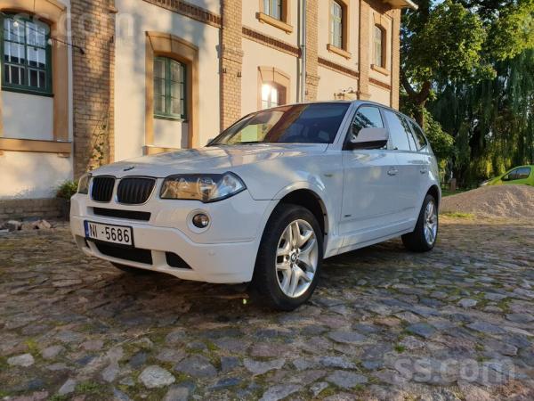 Белый БМВ Х3 2010 в Тукумс, объемом двигателя 2.00 л и пробегом 322 тыс. км за 6000 €, фото 1 на AUTOMOTO.COM.LV