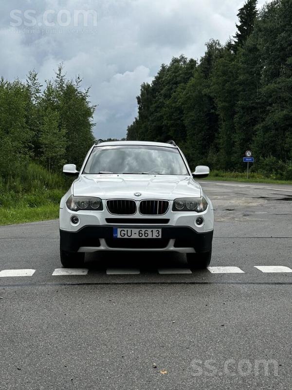 White BMW X3 2010 in Riga, with an engine capacity of 2.00 L and mileage of 173 thousand km for 6500 €, photo 1 on AUTOMOTO.COM.LV