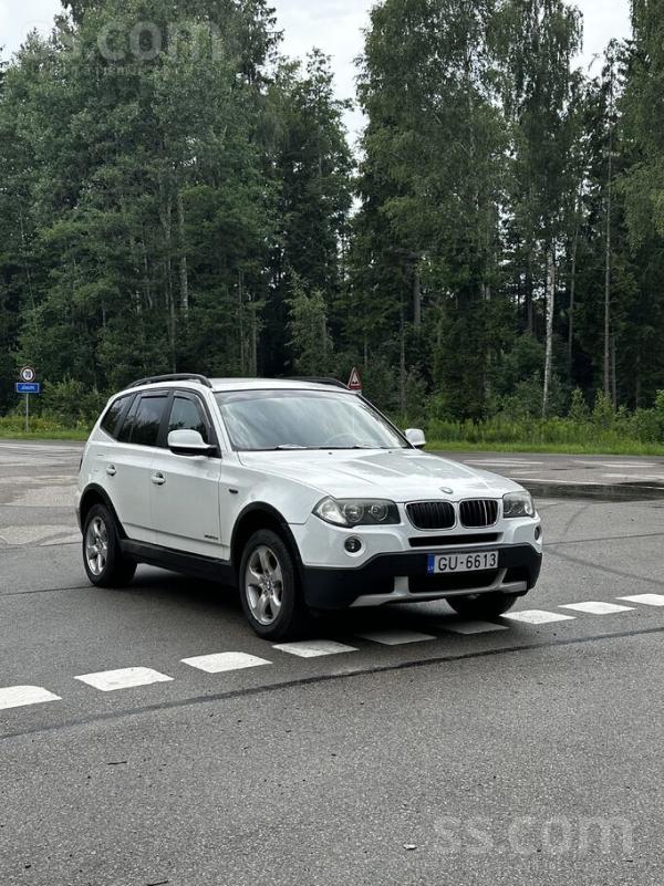White BMW X3 2010 in Riga, with an engine capacity of 2.00 L and mileage of 173 thousand km for 6500 €, photo 2 on AUTOMOTO.COM.LV