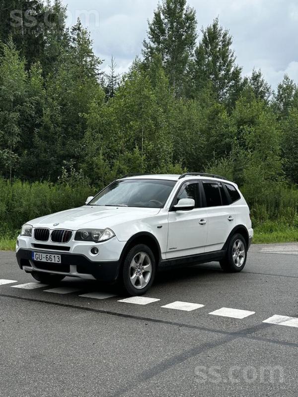 White BMW X3 2010 in Riga, with an engine capacity of 2.00 L and mileage of 173 thousand km for 6500 €, photo 3 on AUTOMOTO.COM.LV