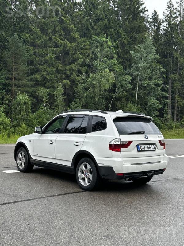White BMW X3 2010 in Riga, with an engine capacity of 2.00 L and mileage of 173 thousand km for 6500 €, photo 4 on AUTOMOTO.COM.LV