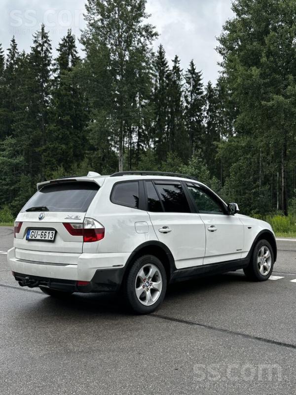 White BMW X3 2010 in Riga, with an engine capacity of 2.00 L and mileage of 173 thousand km for 6500 €, photo 6 on AUTOMOTO.COM.LV