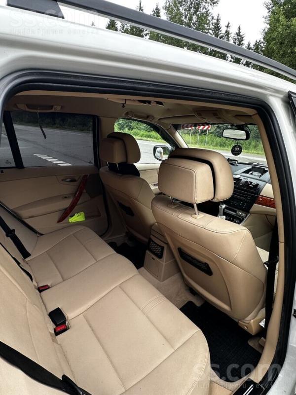 White BMW X3 2010 in Riga, with an engine capacity of 2.00 L and mileage of 173 thousand km for 6500 €, photo 7 on AUTOMOTO.COM.LV