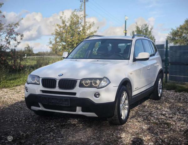 BMW X3 2010 VilkaviÅ”kis vietnÄ Balts BMW X3 2010 VilkaviÅ”kis, ar dzinÄja tilpumu 2.99 L un nobraukumu 235 tÅ«kst. km par 6400 ā¬, foto 1 vietnÄ AUTOMOTO.COM.LV