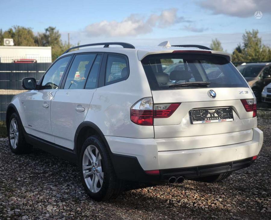 Balts BMW X3 2010 Vilkaviškis, ar dzinēja tilpumu 2.99 L un nobraukumu 235 tūkst. km par 6400 €, foto 6 vietnē AUTOMOTO.COM.LV