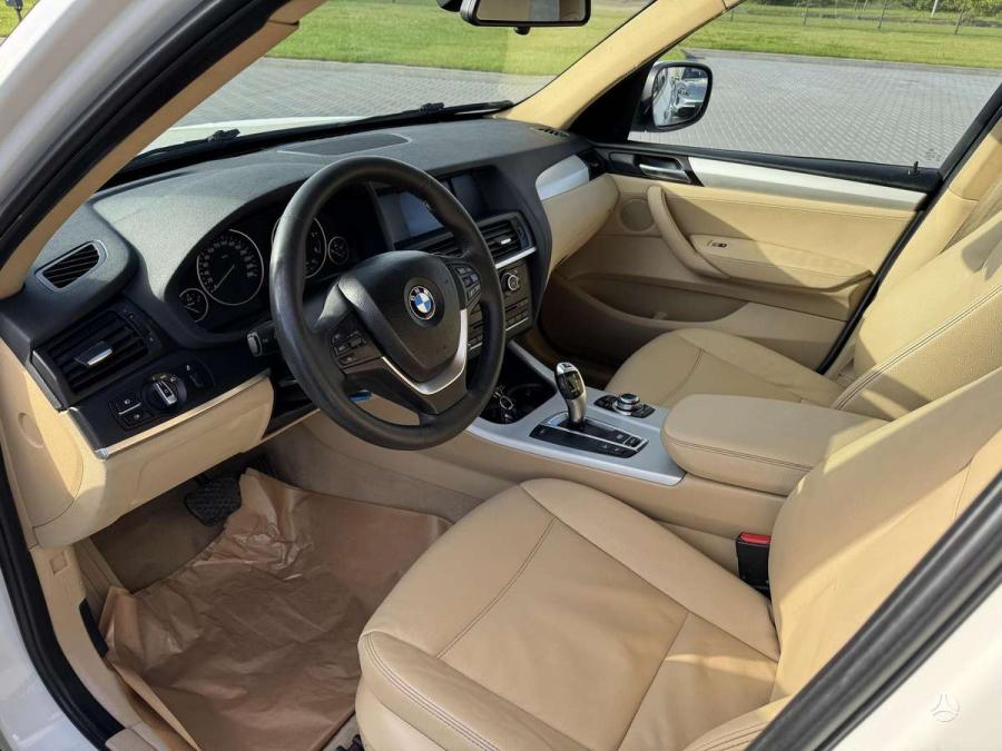 White BMW X3 2010 in Telschi, with an engine capacity of 2.00 L and mileage of 240 thousand km for 8999 €, photo 19 on AUTOMOTO.COM.LV