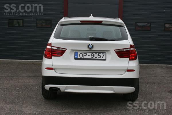 BMW X3 2010 Jelgava vietnē Balts BMW X3 2010 Jelgava, ar dzinēja tilpumu 2.00 L un nobraukumu 222 tūkst. km par 7990 €, foto 6 vietnē AUTOMOTO.COM.LV