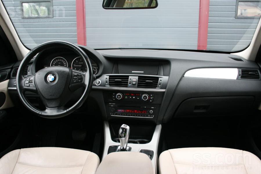 White BMW X3 2010 in Jelgava, with an engine capacity of 2.00 L and mileage of 222 thousand km for 7990 €, photo 14 on AUTOMOTO.COM.LV