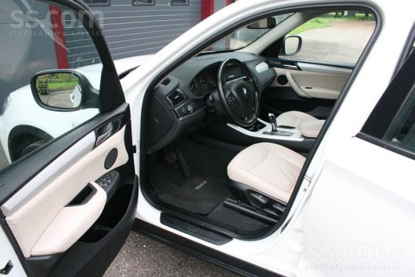 Balts BMW X3 2010 Jelgava, ar dzinēja tilpumu 2.00 L un nobraukumu 222 tūkst. km par 7990 €, foto 10 vietnē AUTOMOTO.COM.LV