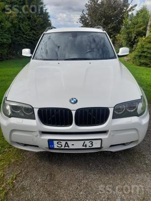 White BMW X3 2010 in Bauska, with an engine capacity of 3.00 L and mileage of 222 thousand km for 6200 €, photo  on AUTOMOTO.COM.LV