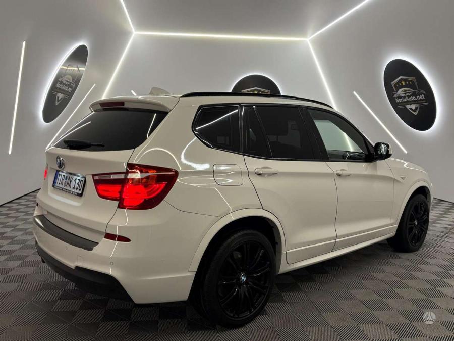 White BMW X3 2011 in Marijampole, with an engine capacity of 2.99 L and mileage of 291 thousand km for 10950 €, photo 17 on AUTOMOTO.COM.LV