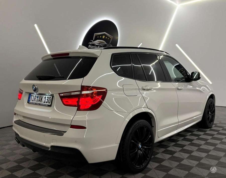 White BMW X3 2011 in Marijampole, with an engine capacity of 2.99 L and mileage of 291 thousand km for 10950 €, photo 18 on AUTOMOTO.COM.LV