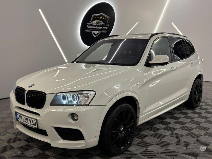 White BMW X3 2011 in Marijampole, with an engine capacity of 2.99 L and mileage of 291 thousand km for 10950 €, photo 19 on AUTOMOTO.COM.LV