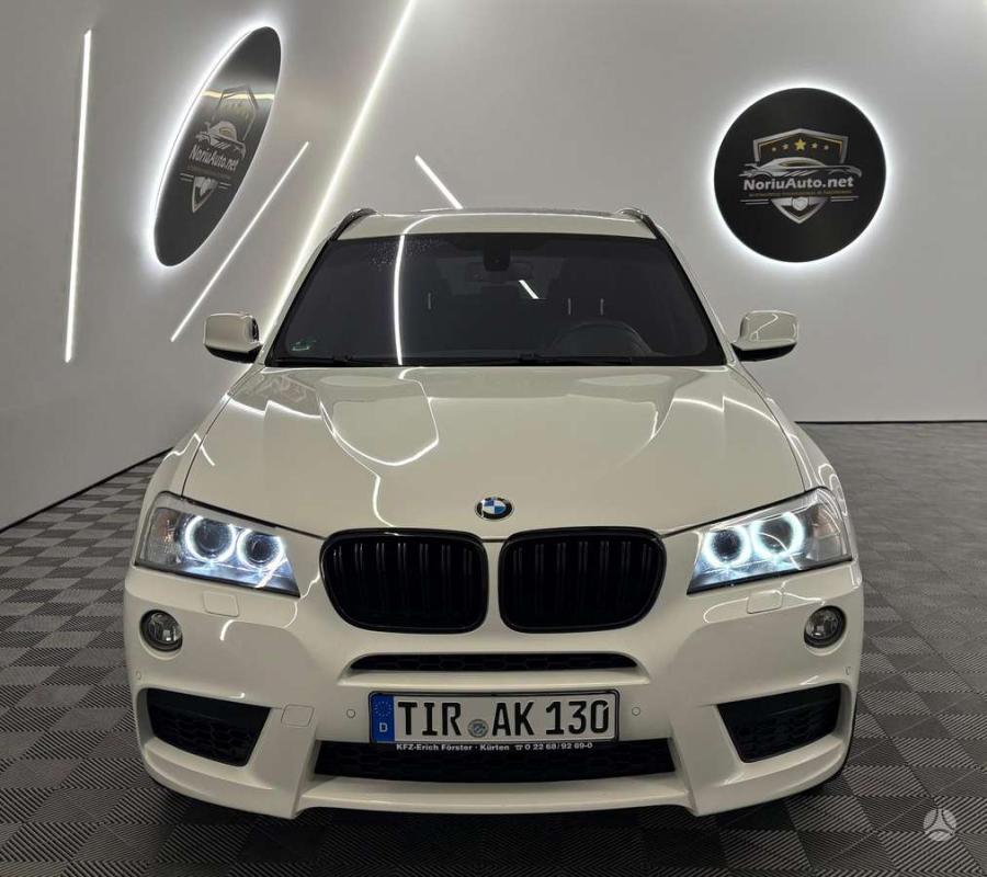 White BMW X3 2011 in Marijampole, with an engine capacity of 2.99 L and mileage of 291 thousand km for 10950 €, photo 24 on AUTOMOTO.COM.LV