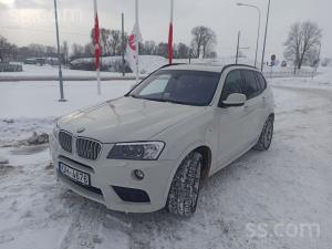 Balts BMW X3 2011 Daugavpils, ar dzinēja tilpumu 3.00 L un nobraukumu 350 tūkst. km par 12700 €, foto  vietnē AUTOMOTO.COM.LV