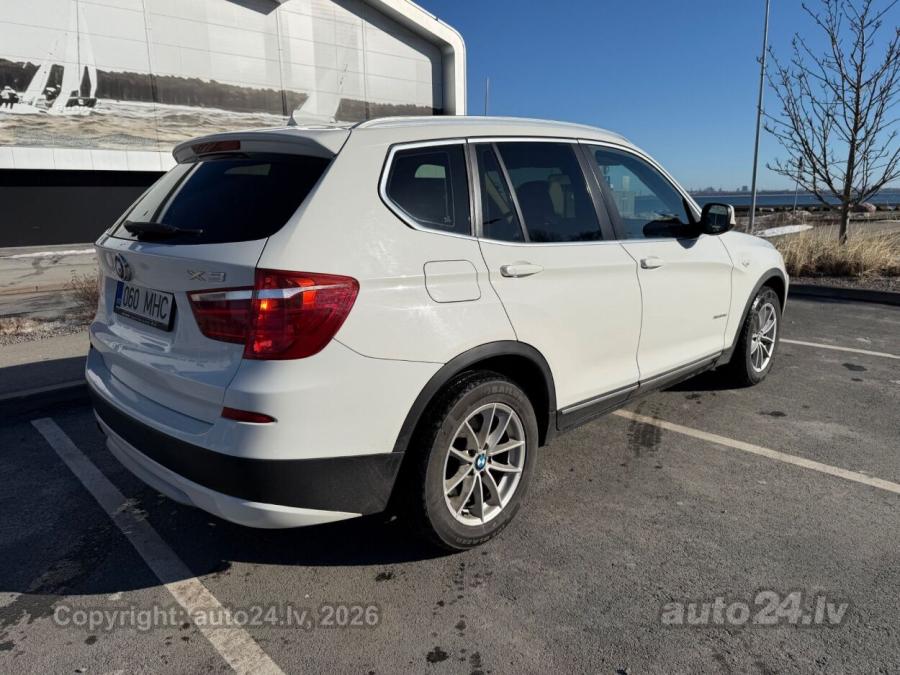 White BMW X3 2011 in Tallinn, with an engine capacity of 2.00 L and mileage of 223 thousand km for 10500 €, photo 15 on AUTOMOTO.COM.LV