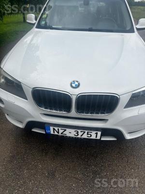 White BMW X3 2011 in Riga, with an engine capacity of 2.00 L and mileage of 301 thousand km for 6999 €, photo 16 on AUTOMOTO.COM.LV