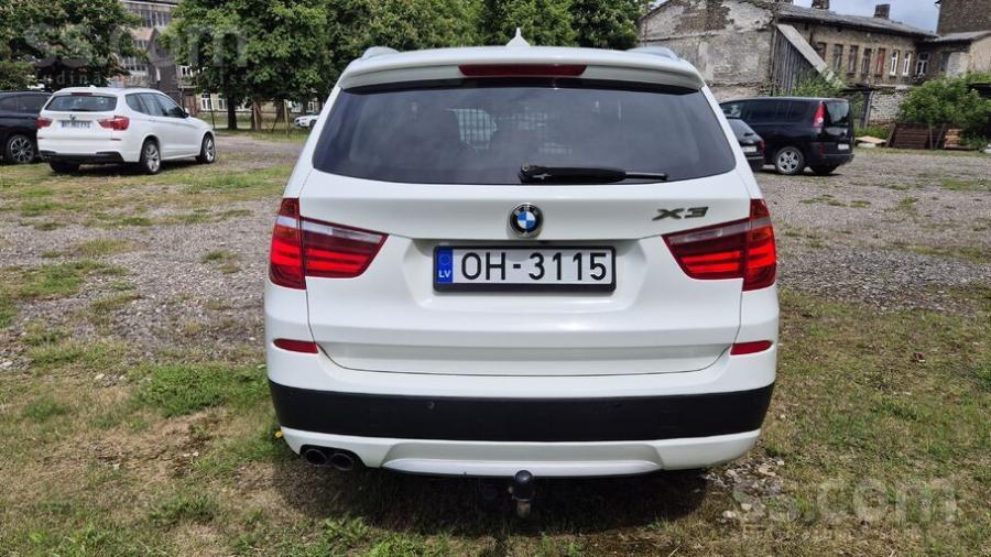 Balts BMW X3 2011 Liepāja, ar dzinēja tilpumu 3.00 L un nobraukumu 284 tūkst. km par 11450 €, foto 7 vietnē AUTOMOTO.COM.LV