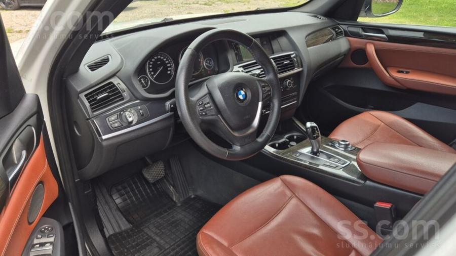 Balts BMW X3 2011 Liepāja, ar dzinēja tilpumu 3.00 L un nobraukumu 284 tūkst. km par 11450 €, foto 10 vietnē AUTOMOTO.COM.LV