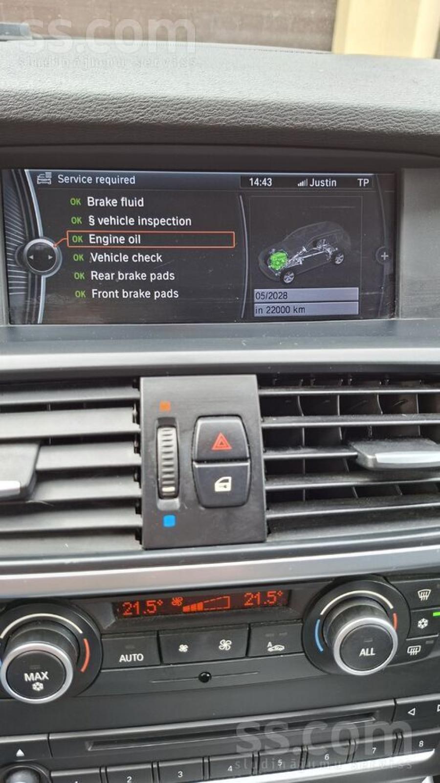 Balts BMW X3 2011 Rēzekne, ar dzinēja tilpumu 2.00 L un nobraukumu 236 tūkst. km par 9900 €, foto 9 vietnē AUTOMOTO.COM.LV