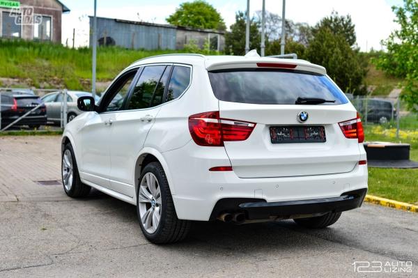 White BMW X3 2011 in Kretinga, with an engine capacity of 3.00 L and mileage of 226 thousand km for 12650 €, photo 8 on AUTOMOTO.COM.LV