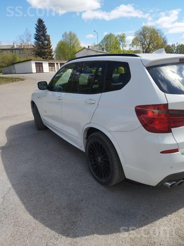 White BMW X3 2011 in Tukums, with an engine capacity of 3.00 L and mileage of 230 thousand km for 10700 €, photo 4 on AUTOMOTO.COM.LV